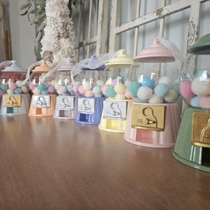 Personalized Pink Mini Gumball Machine, Gumball Machine Christmas Tree ...