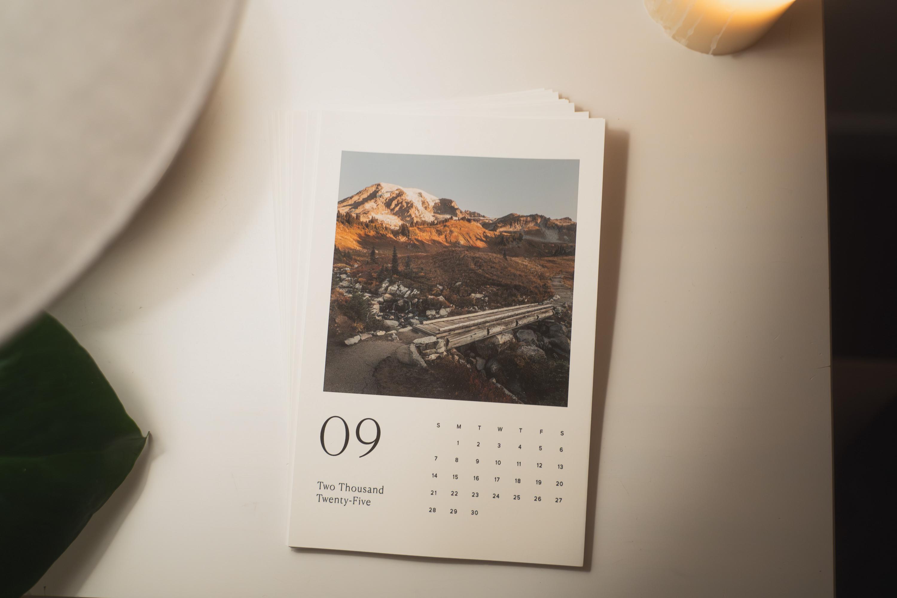 2025 Pacific Northwest Calendar Pages - Etsy