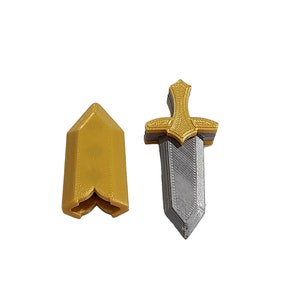 3D Printed Magnetic Fidget Sword Toy: Stress Relief Magnet Play - Etsy