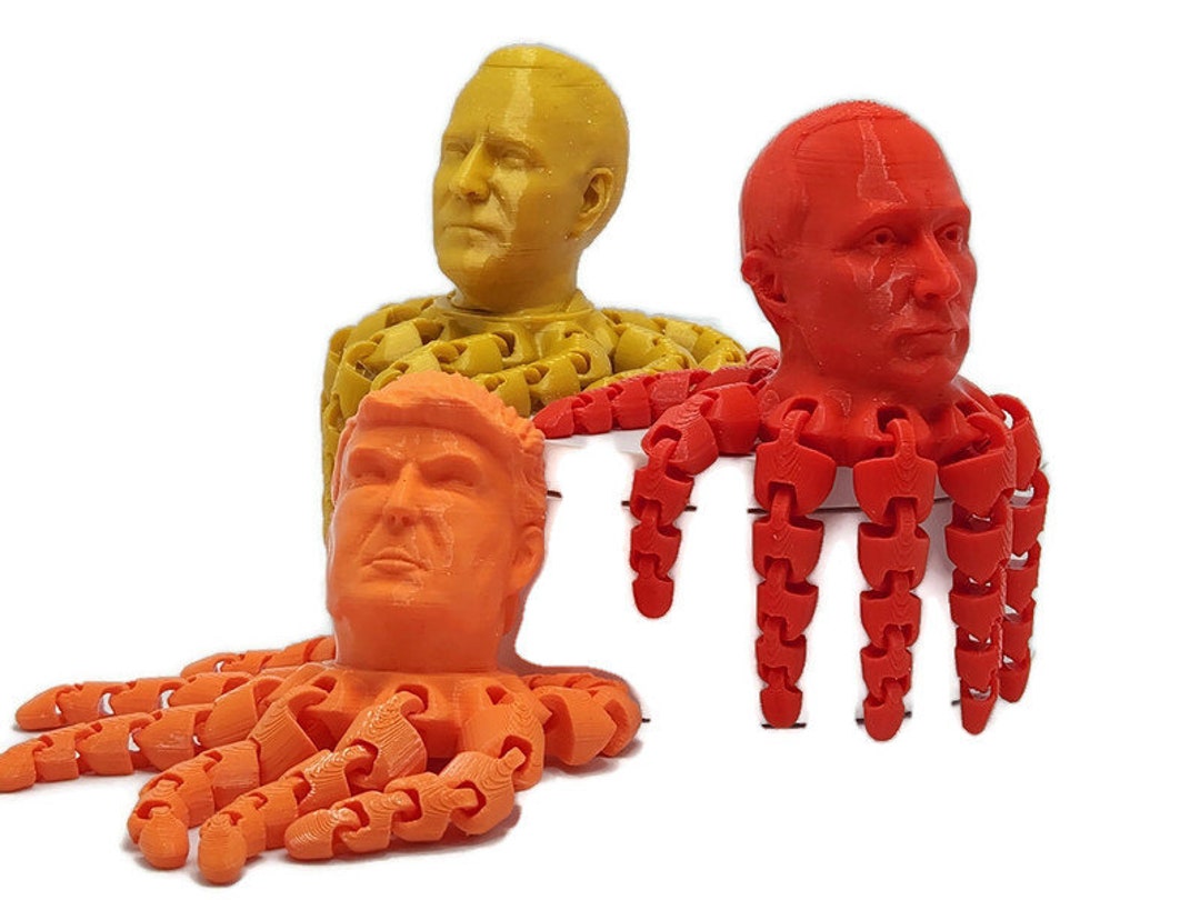 President Octopus Trumpotus Putintopus & Bidentopus Desk Fidget Toy ...
