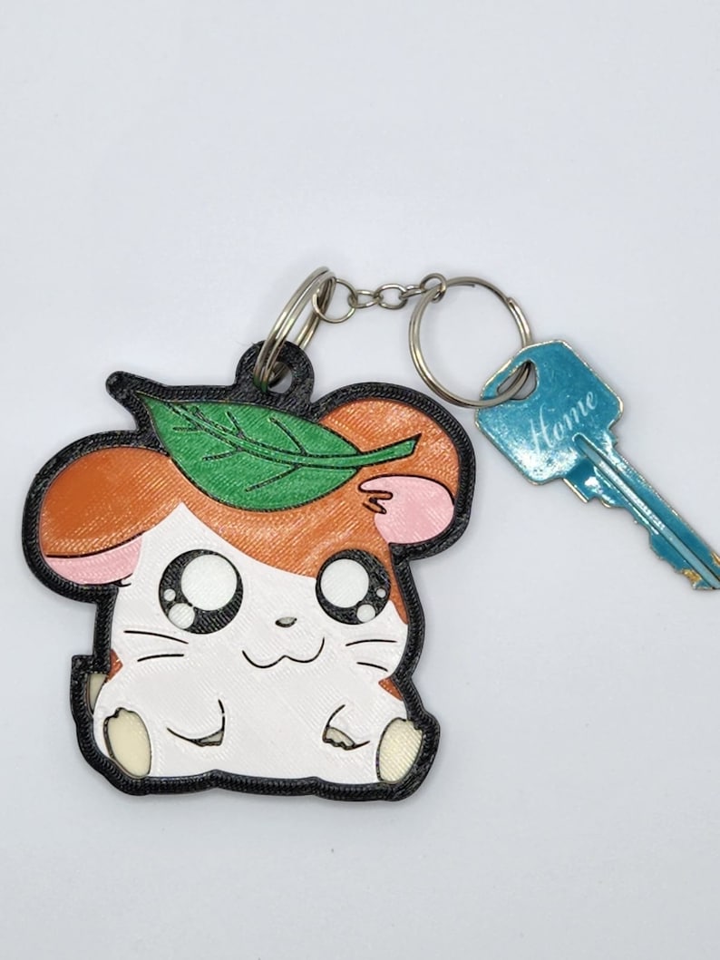 Hamtaro Keychain 3D Printed - Etsy