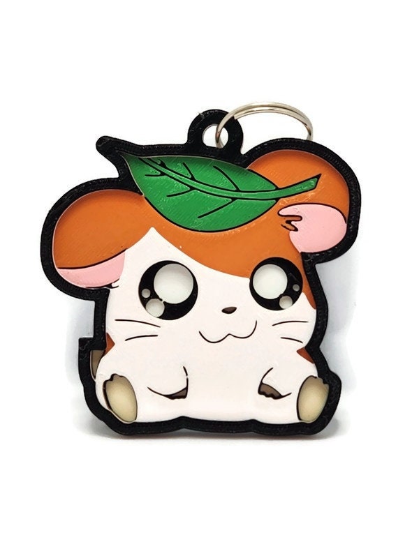Hamtaro Keychain 3D Printed - Etsy