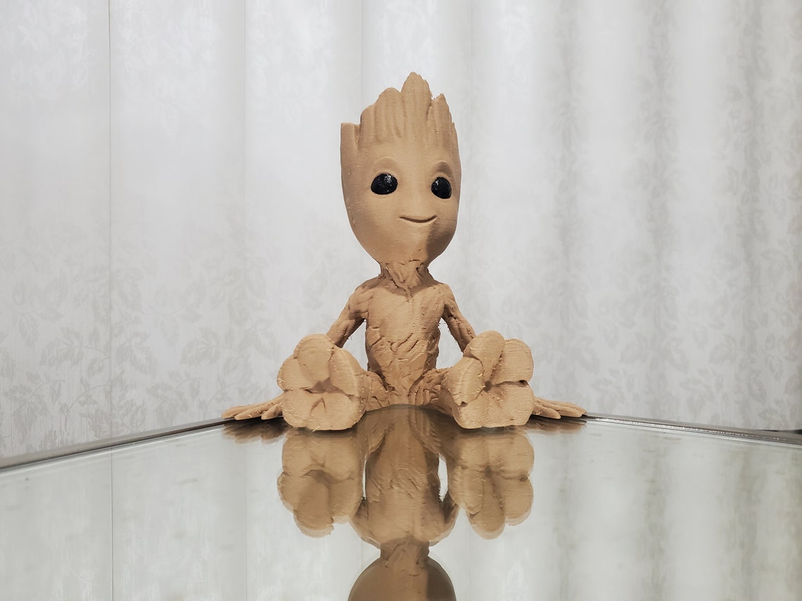 Baby Groot - Wood Filament for Your Desk or Countertop - Etsy
