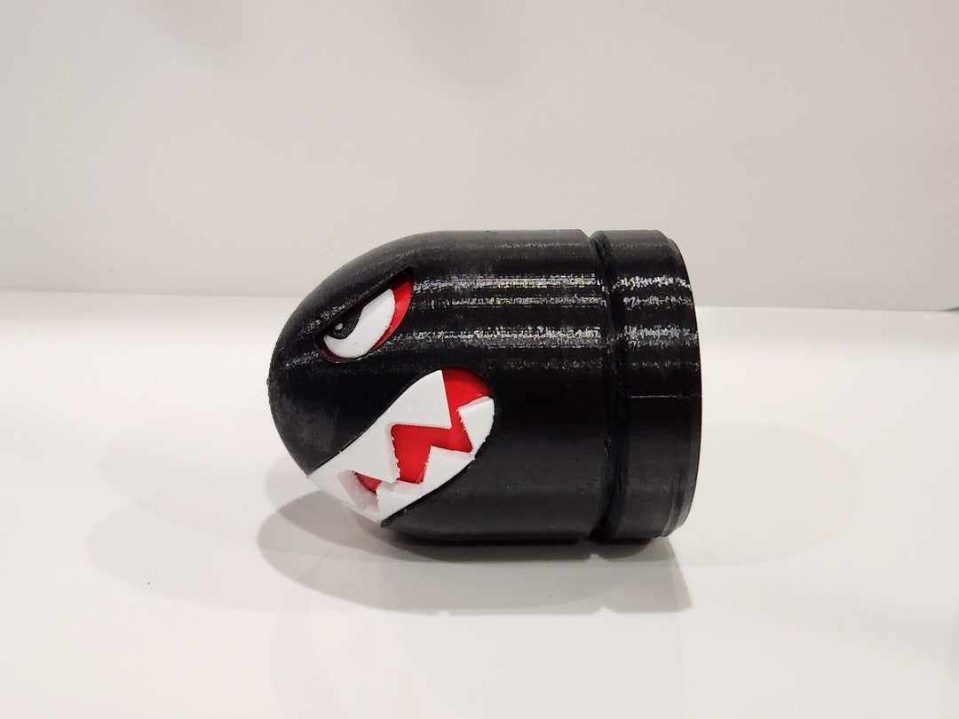 Bullet Bill Fidget Grinder Mario Bros _ 3D Printed - Etsy