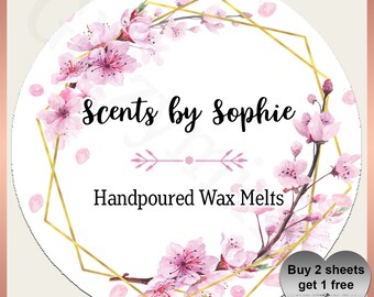 Wax Melt Stickers - Etsy UK