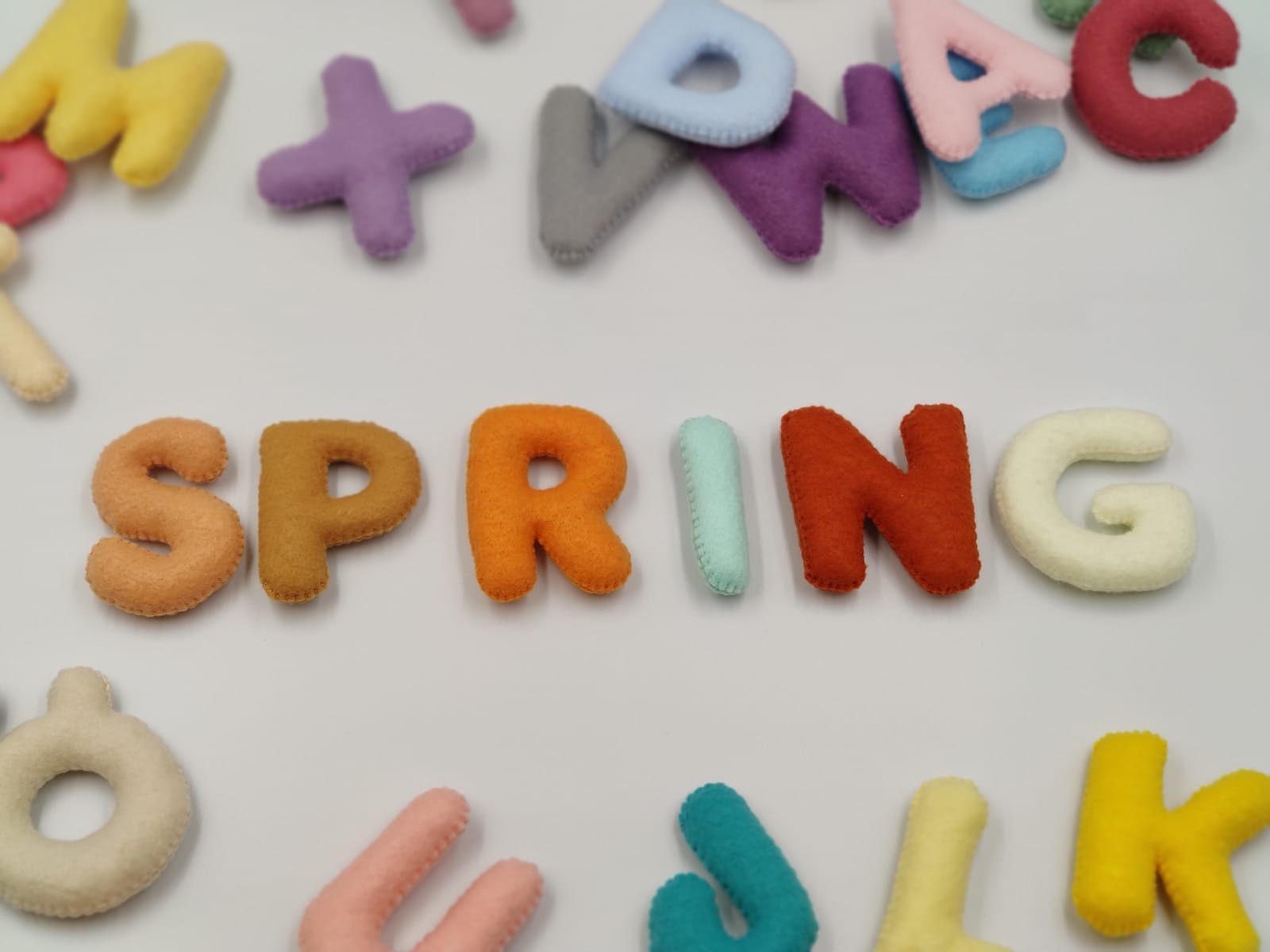 Felt Alphabet Letters Felt Letters A-Z Learning Letters | Etsy