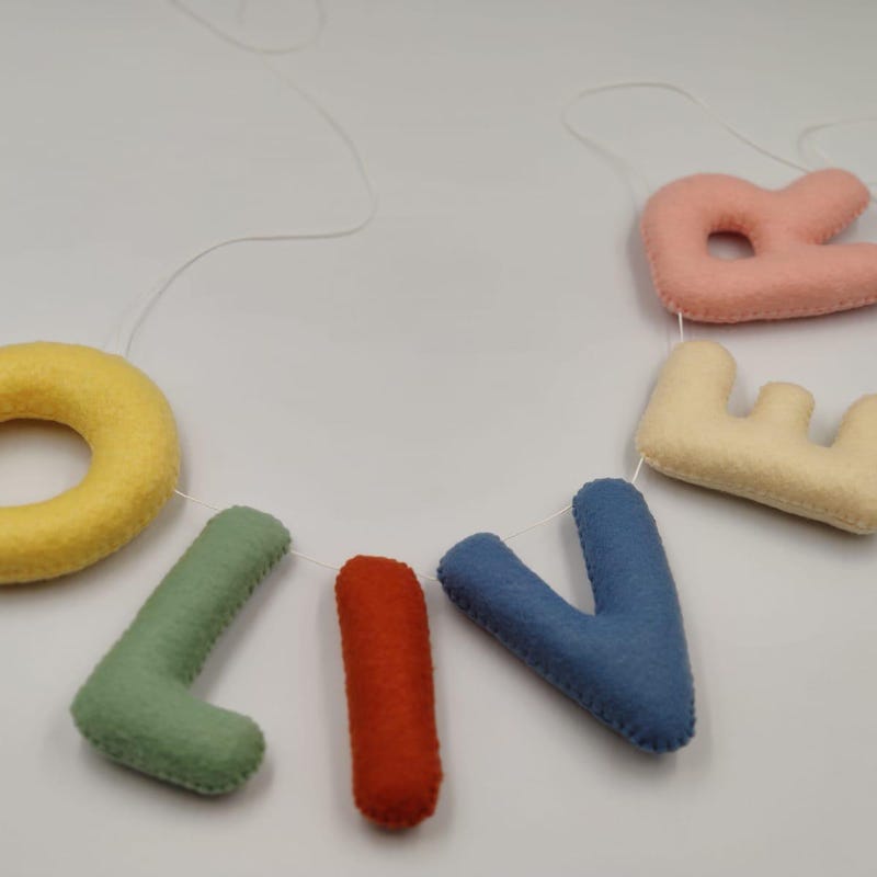 Felt Name Garland - Etsy
