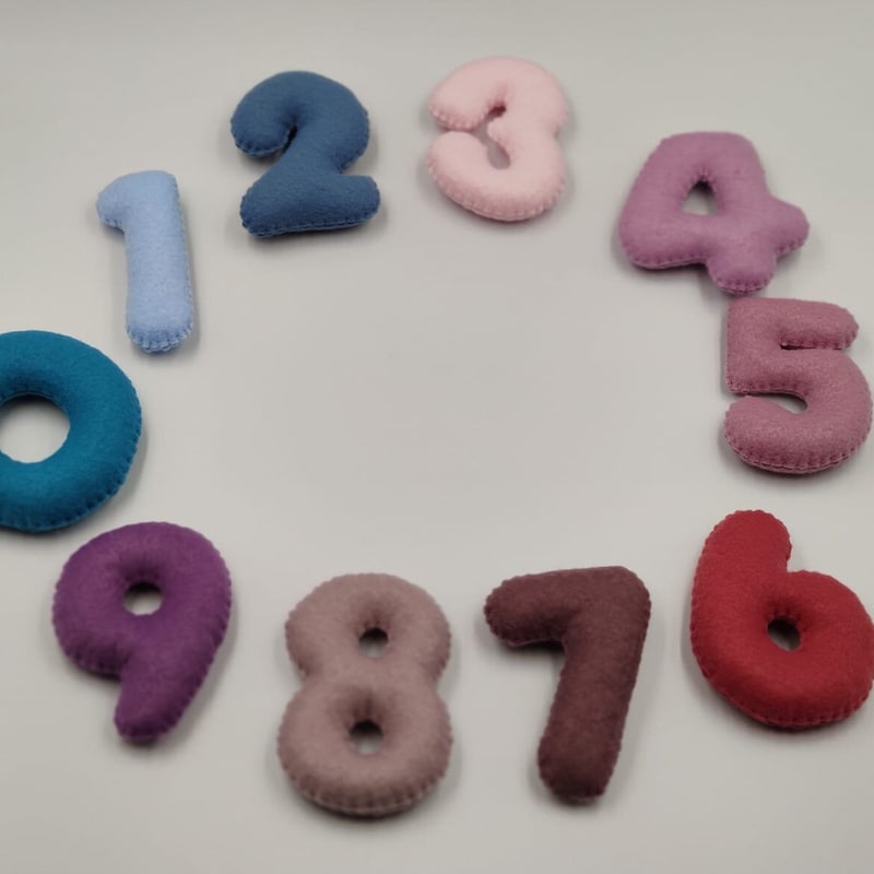 Felt Numbers - Etsy
