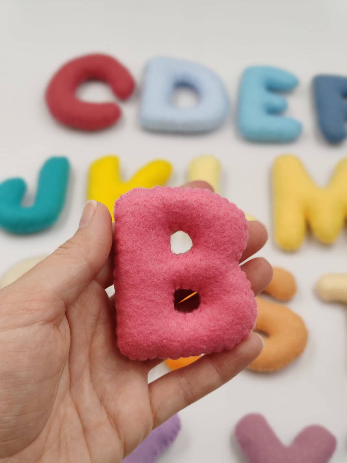 Felt Alphabet Letters, Felt Letters A-Z, Learning Letters, Learning ...