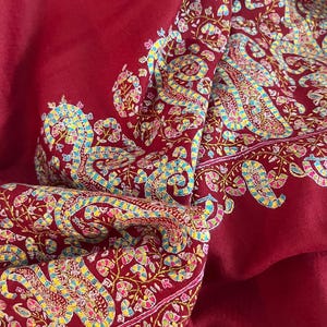 Authentic Pure Handwoven and Hand Embroidered Pashmina Shawl - Etsy