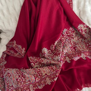 Authentic Pure Handwoven and Hand Embroidered Pashmina Shawl - Etsy