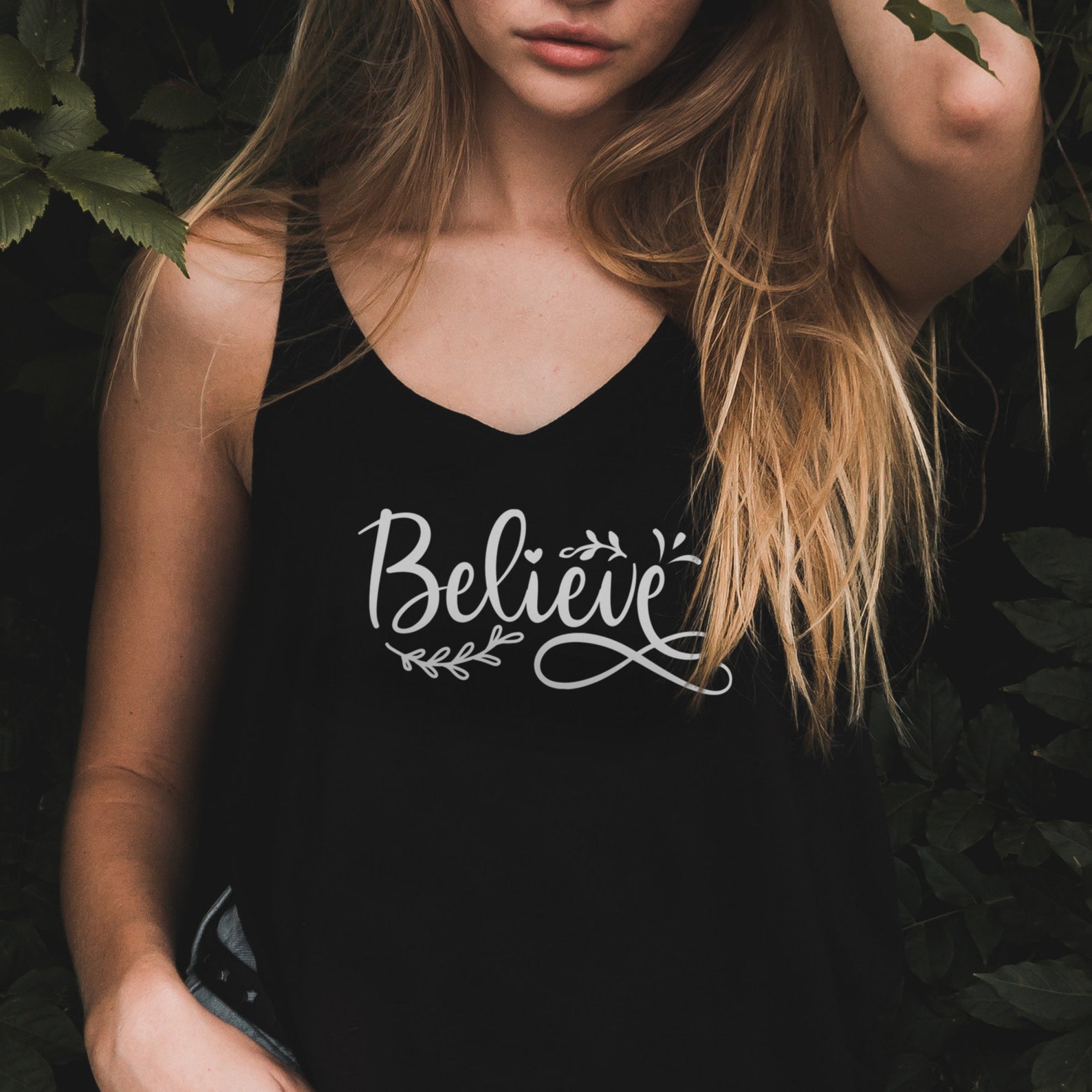 Believe, SVG, DXF, PNG Files, Cut Files, Cricut, Silhouette, T-shirt ...