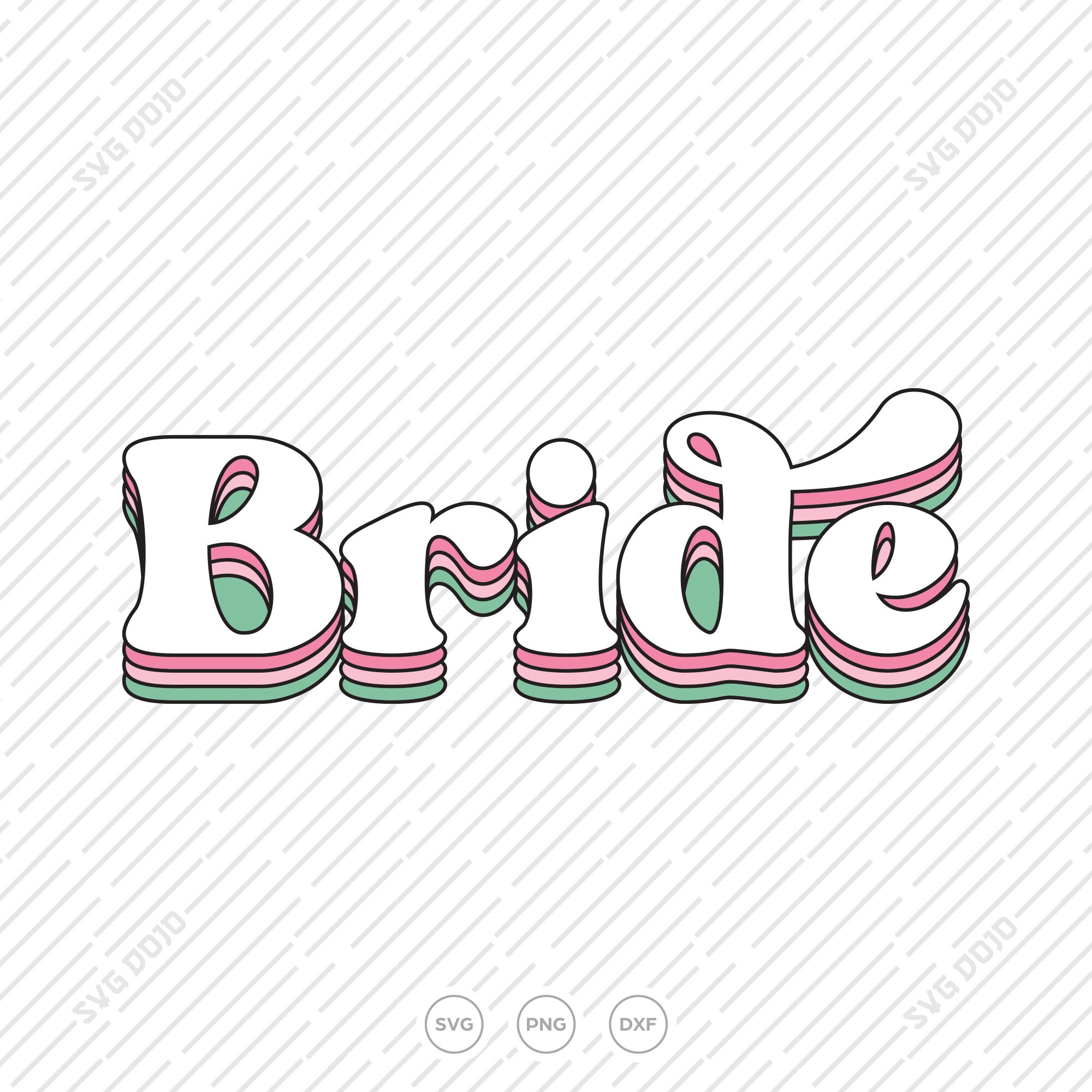 Retro Bride SVG File for Tshirt Bride SVG Wedding Svg Bride - Etsy