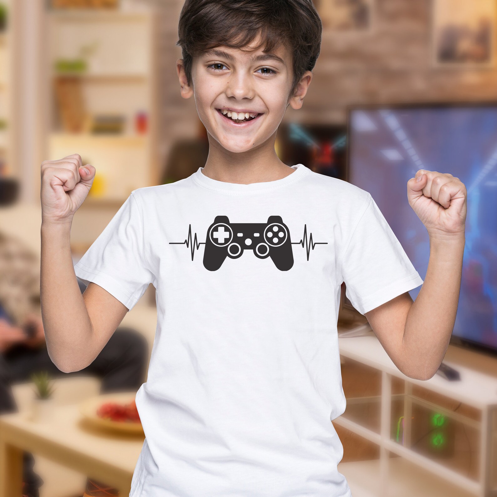 Gamer Heartbeat SVG, Gamer PNG, Gaming, Video Game Controller, Gamer ...