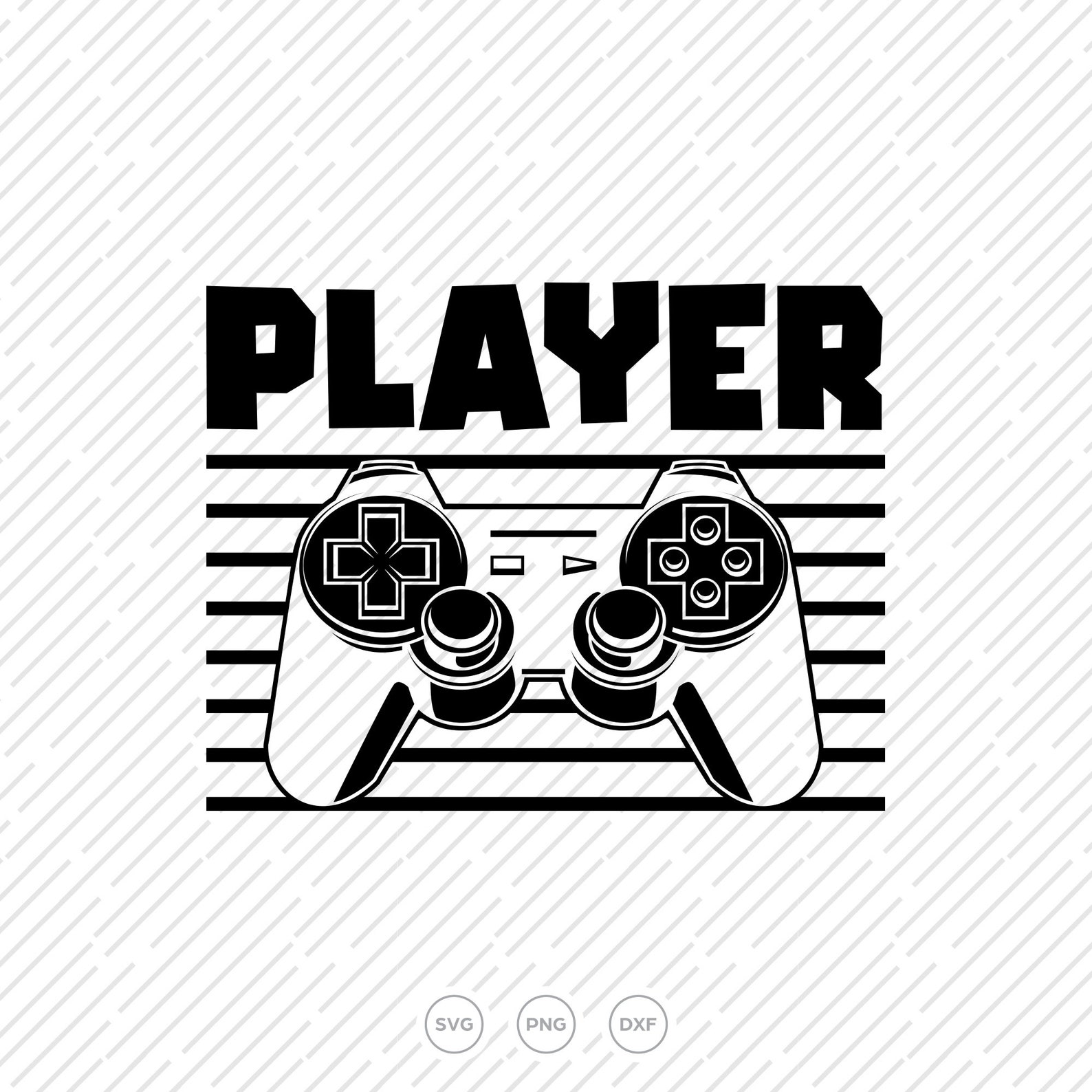 Player SVG Gaming Svg Player PNG Gamer Svg Controller Svg - Etsy