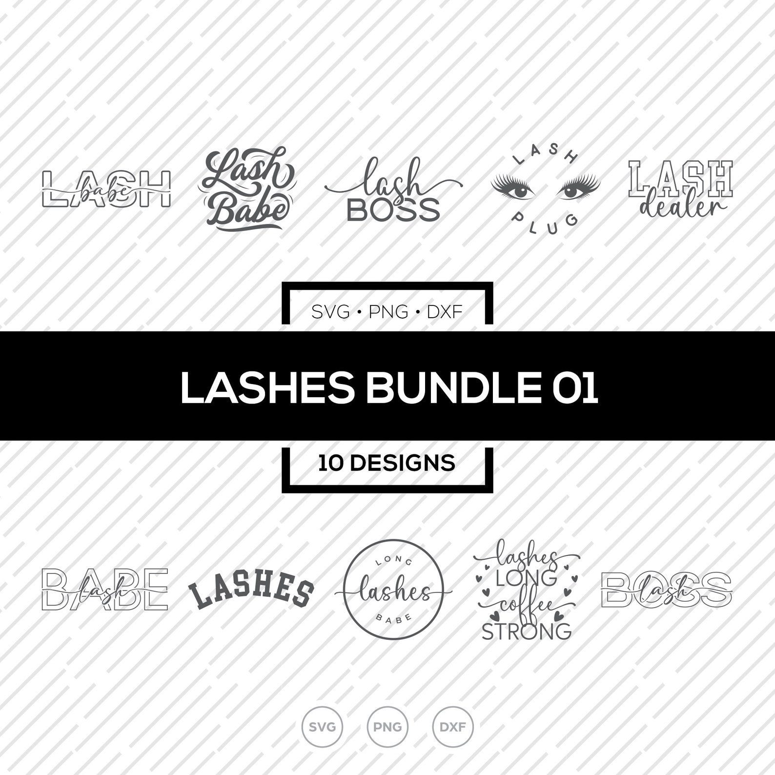 Lashes SVG Bundle Lash Boss Lash Babe Eyelashes Svg Lashes - Etsy