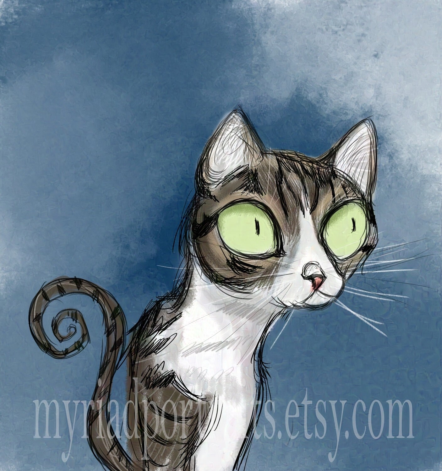 Custom Pet Memorial | Dog Memorial | Cat Memorial | Hand Drawn Portrait ...