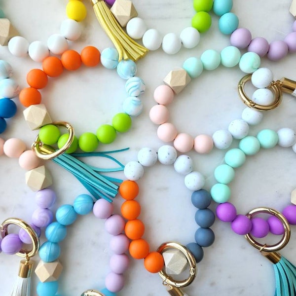 Cute Wristlet for Keys - Etsy