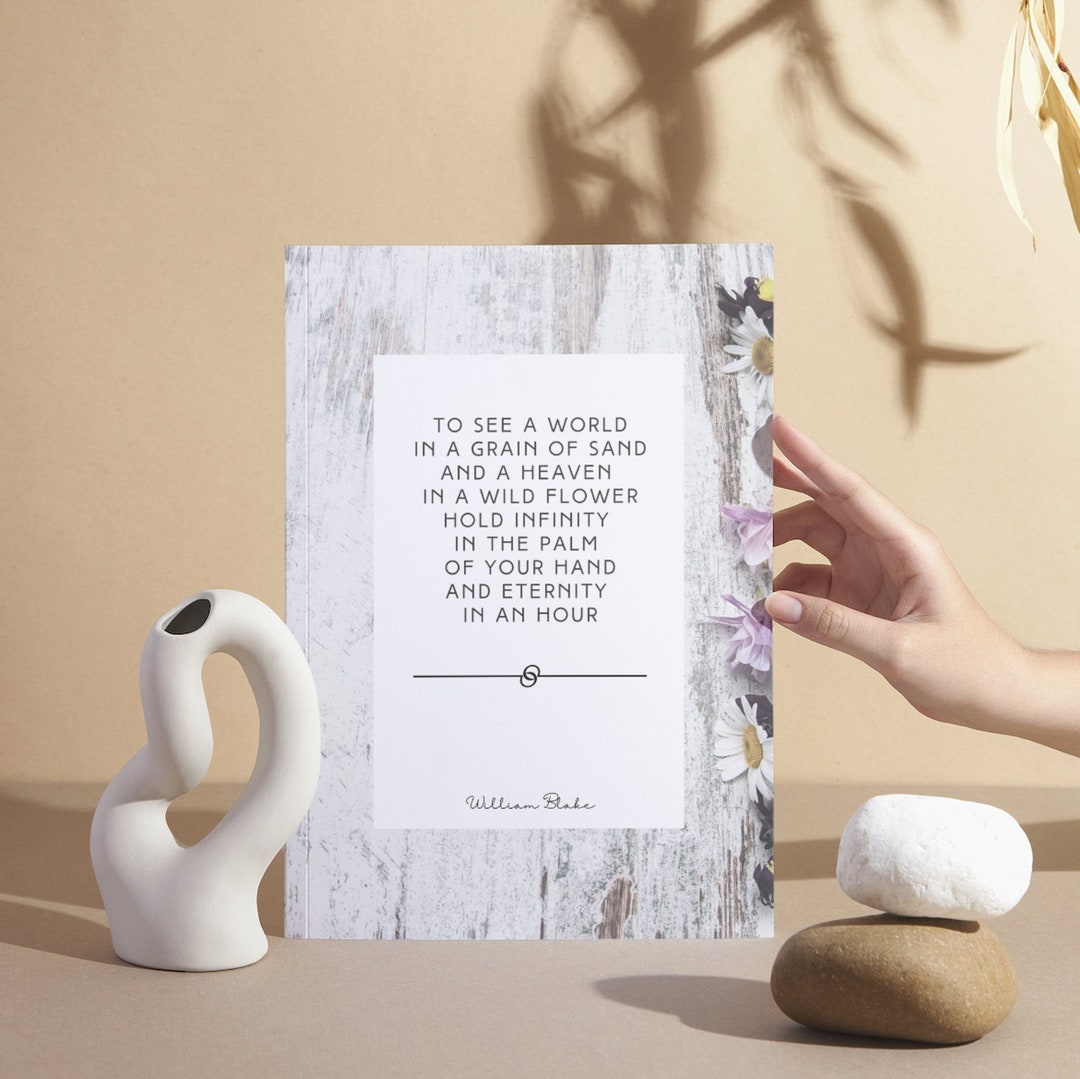 William Blake Wild Flower Eternity Quote Classic Matte Paper Poster ...