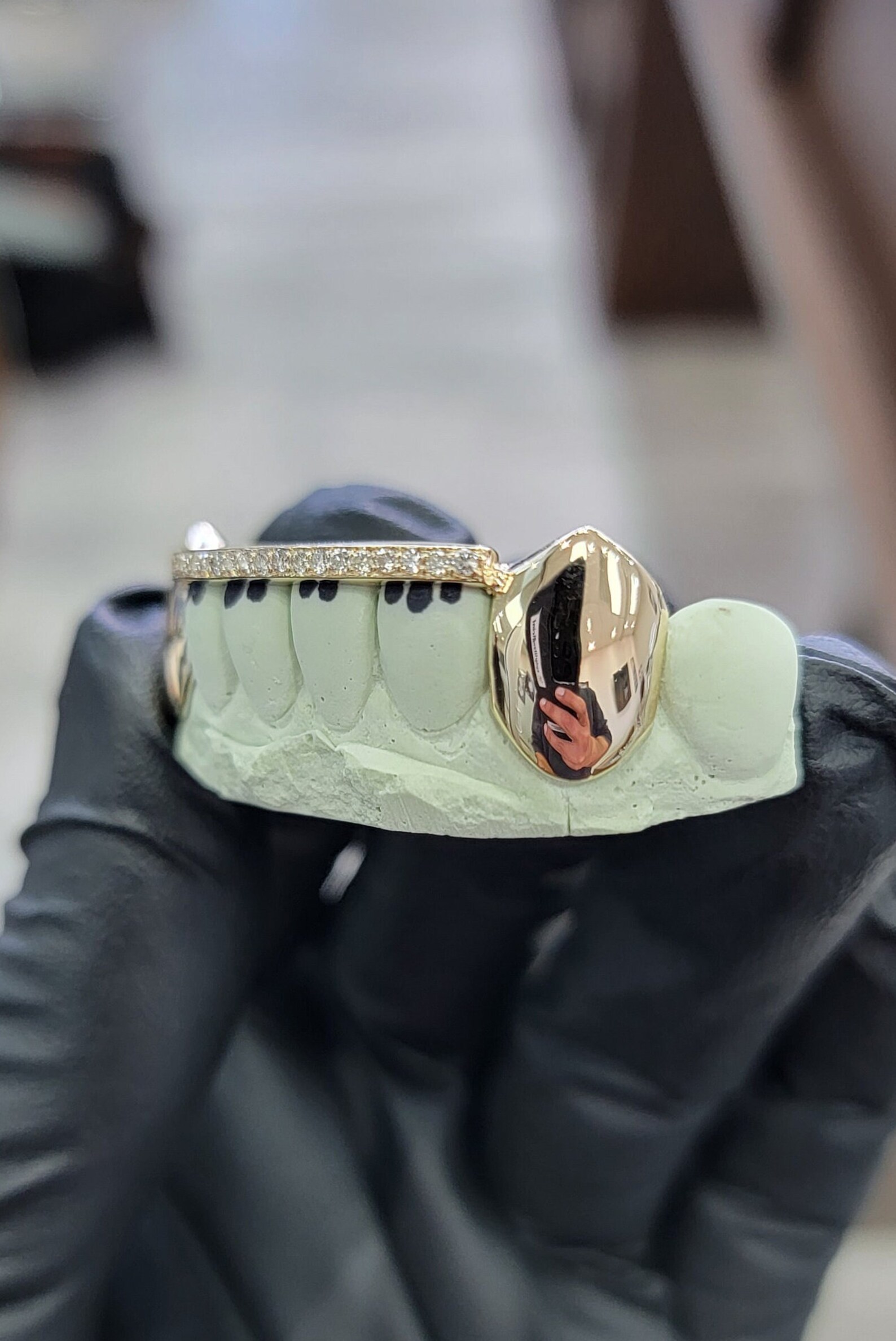 Custom 10k 14k Silver Yellow Rose White Gold CZ or Diamond Top - Etsy