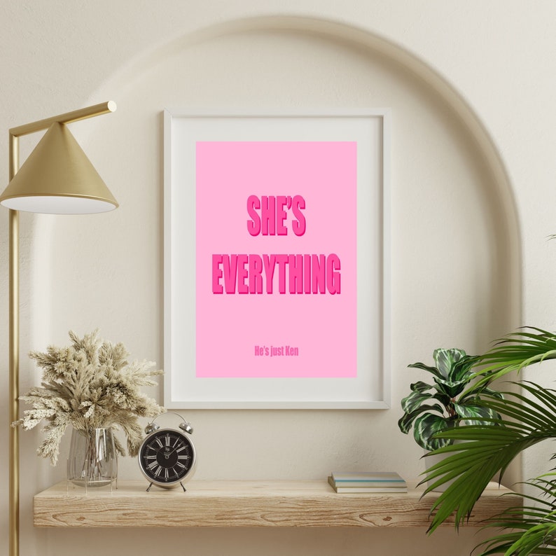 Chic Barbie Wall Art Printable Wall Art Girly Room Decor - Etsy
