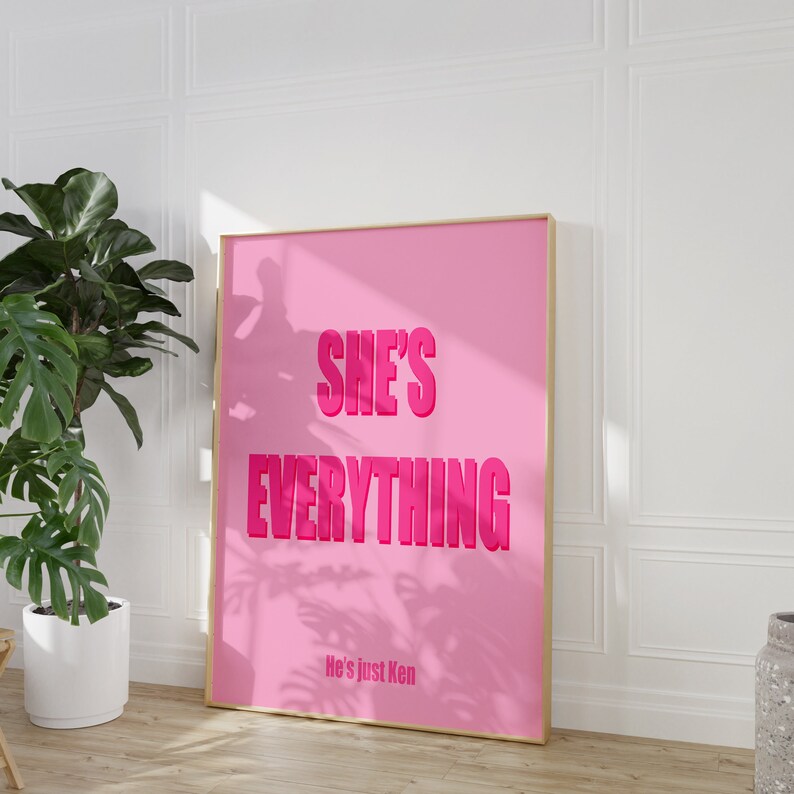 Chic Barbie Wall Art Printable Wall Art Girly Room Decor - Etsy