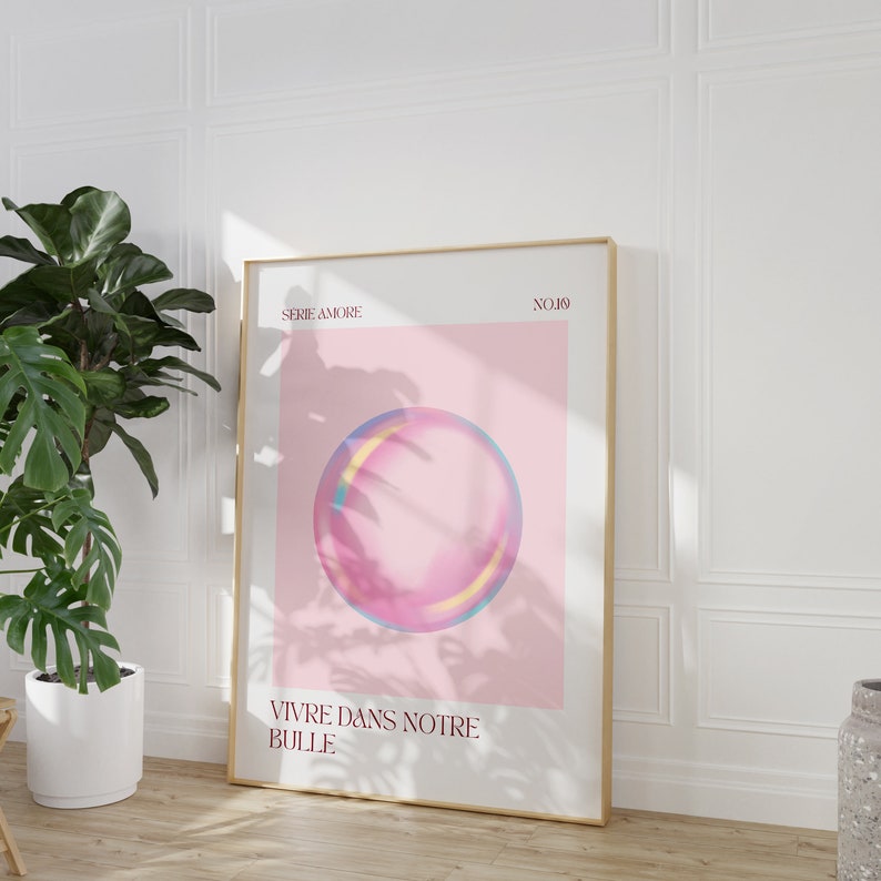 Pink Valentines Day Printable Wall Art Digital Poster Valentines Day ...
