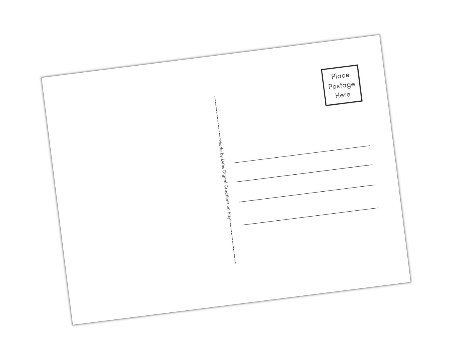 Cute Mouse Happy Birthday Printable 4x6 and 5x7 Postcards Digital ...