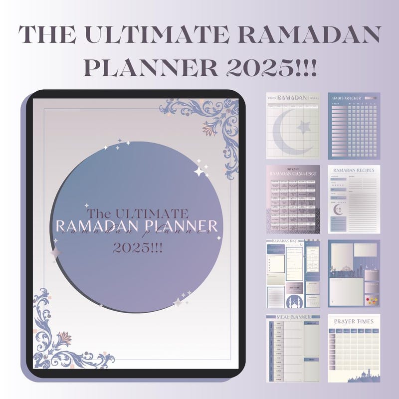 Ramadan Planner - Etsy