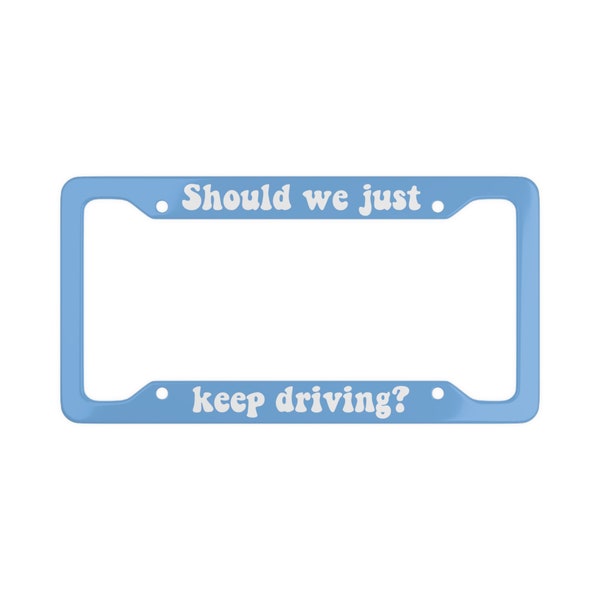 Blue License Plate - Etsy