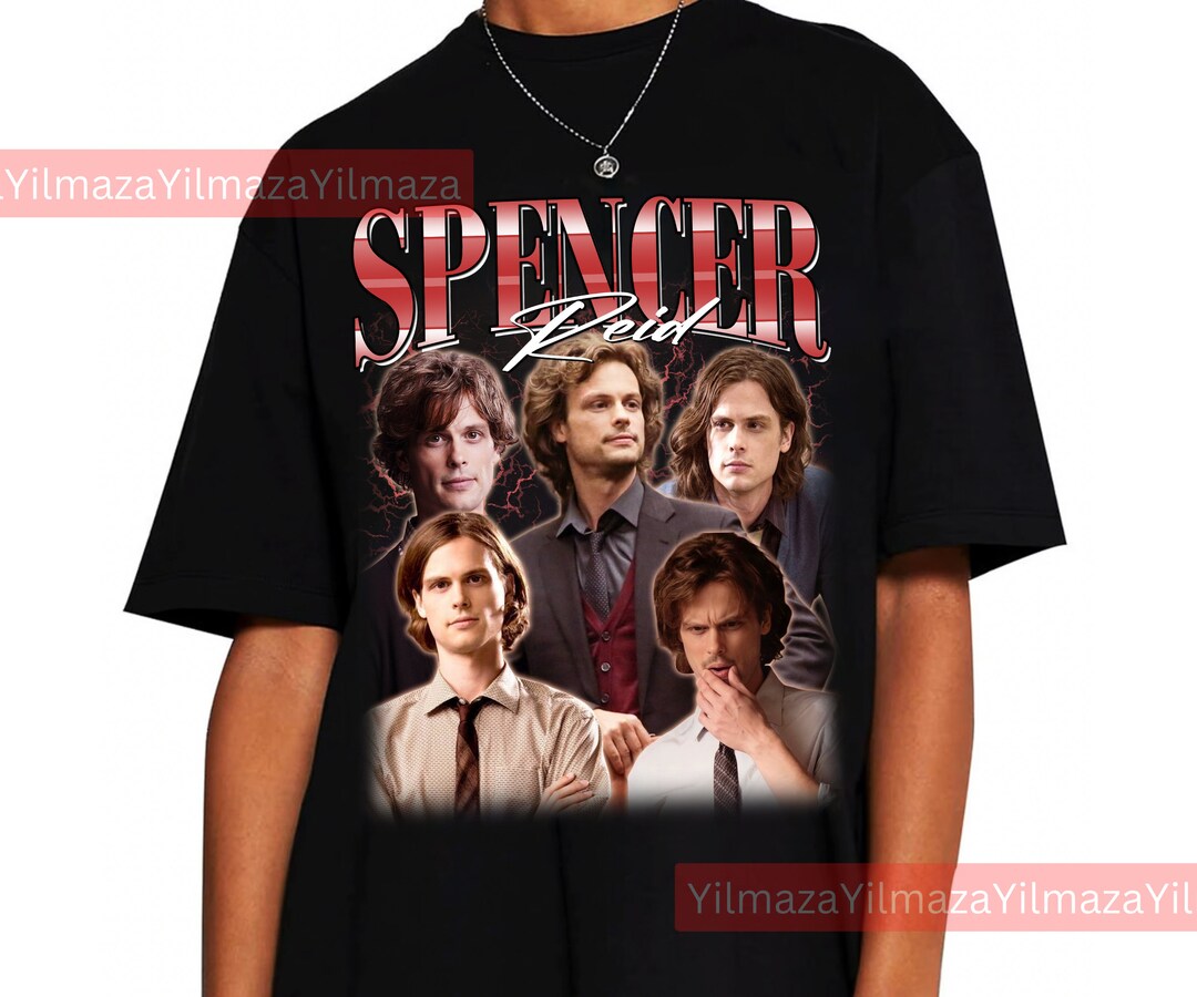 Spencer Reid Retro Shirt, Spencer Reid Fan Shirt, Spencer Reid Shirt, Spencer Reid Criminal ...