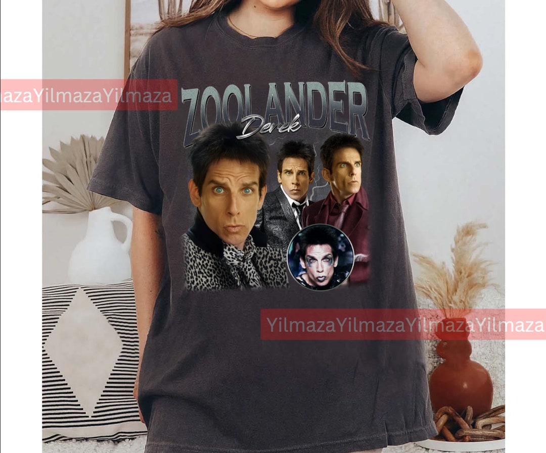Limited Derek Zoolander Vintage T-shirt, Gift for Women and Man Unisex ...