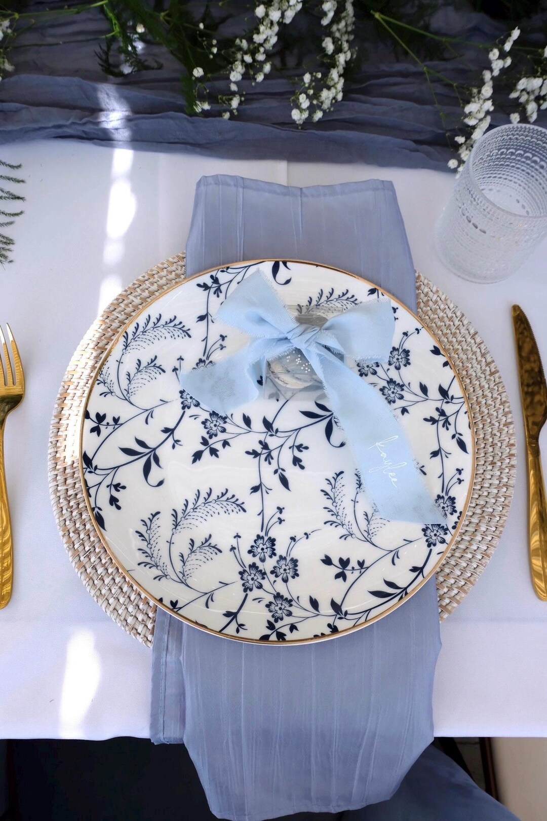 Personalized Ribbon Name Tags for Weddings, Baby Showers, and Parties ...