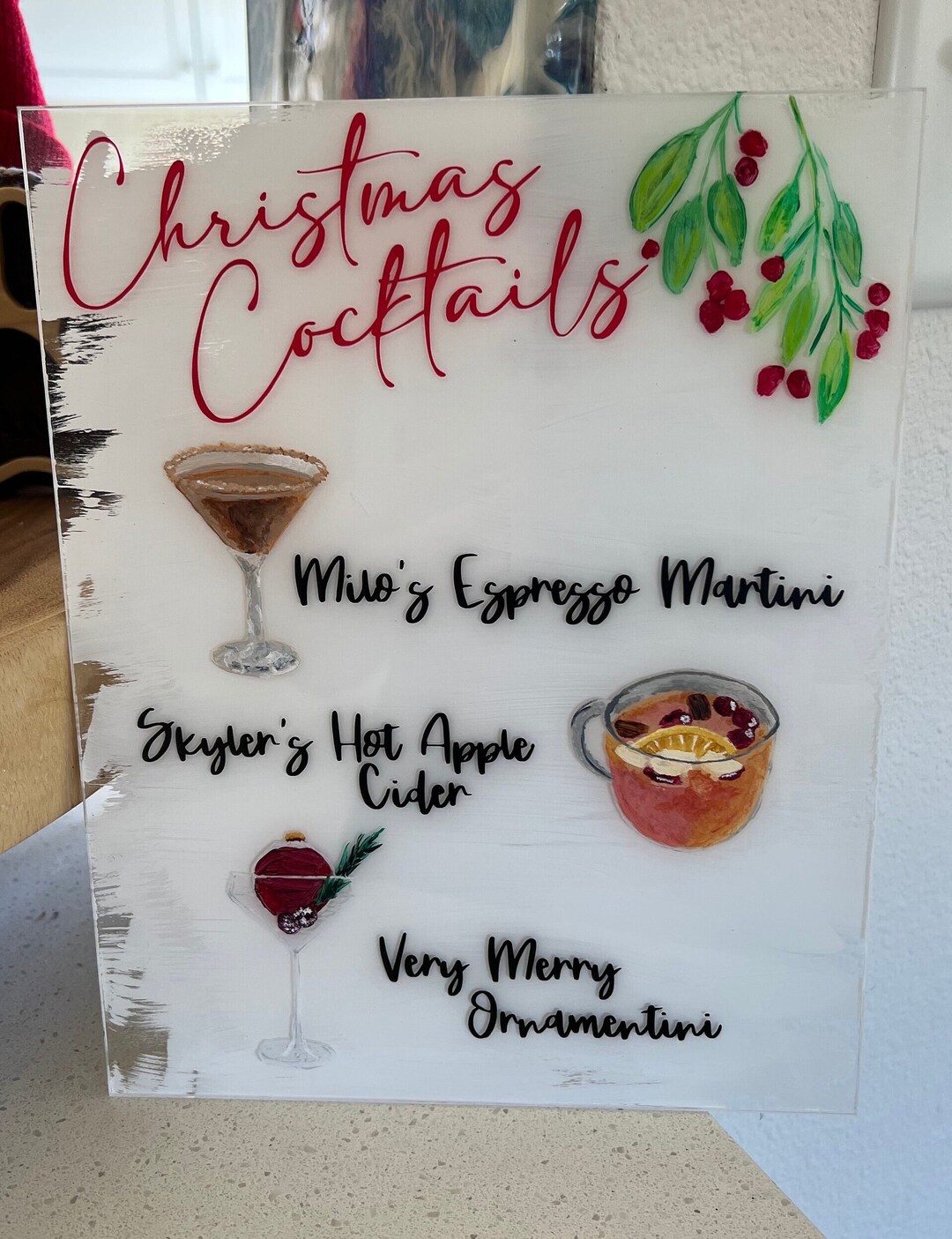 Customizable Sign, Bar Sign, Wedding Sign, Signature Cocktails, Hand ...