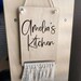 Name Sign for Ikea Kitchen, Maple Plywood With Macrame - Etsy