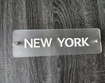 Custom Clock Name Sign - Etsy