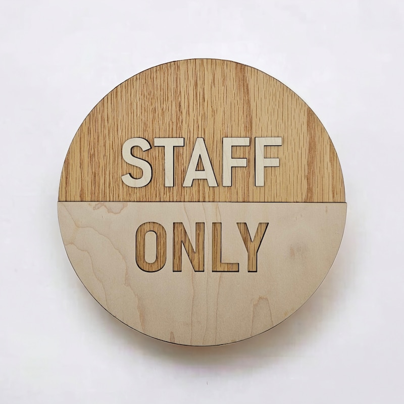 Employees Only Sign - Etsy