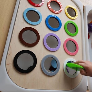 Montessori Color Sorting Lid: Ikea Trofast Bin Toddler Activity - Etsy