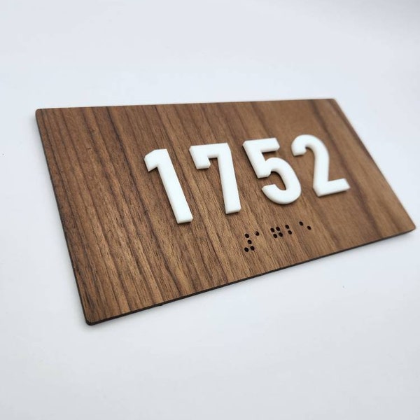 Hotel Room Number Plates - Etsy