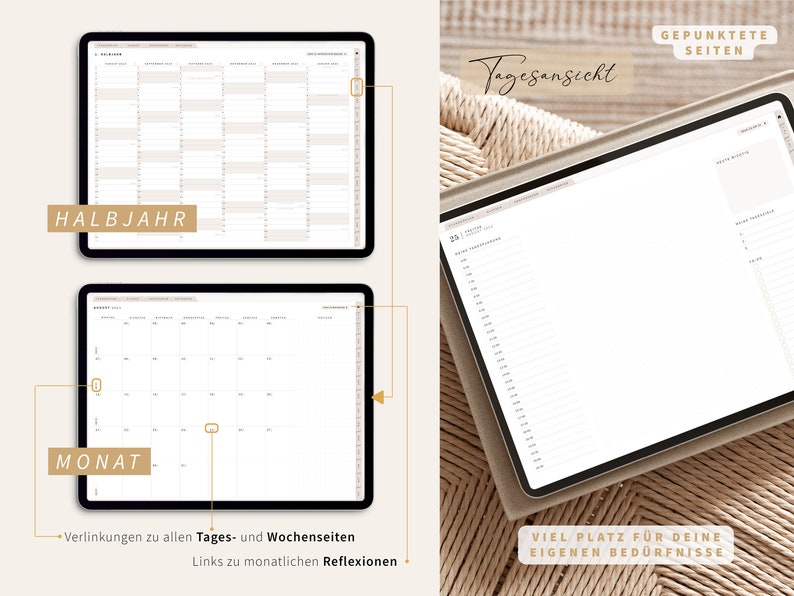 Digitaler Lehrerplaner 2024 2025 DEUTSCH / Goodnotes Lehrerkalender 24 ...