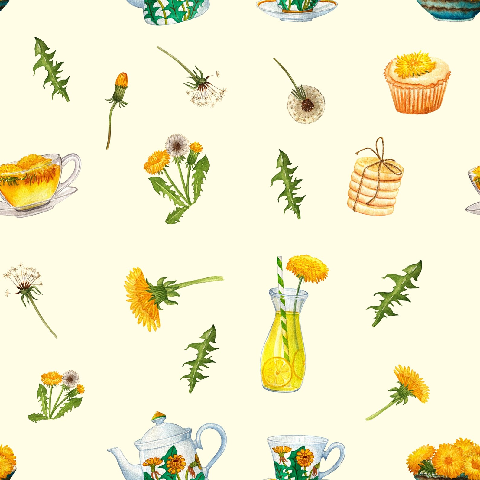 Tea Party Seamless Digital Paper Scrapbooking Paper Junk - Etsy