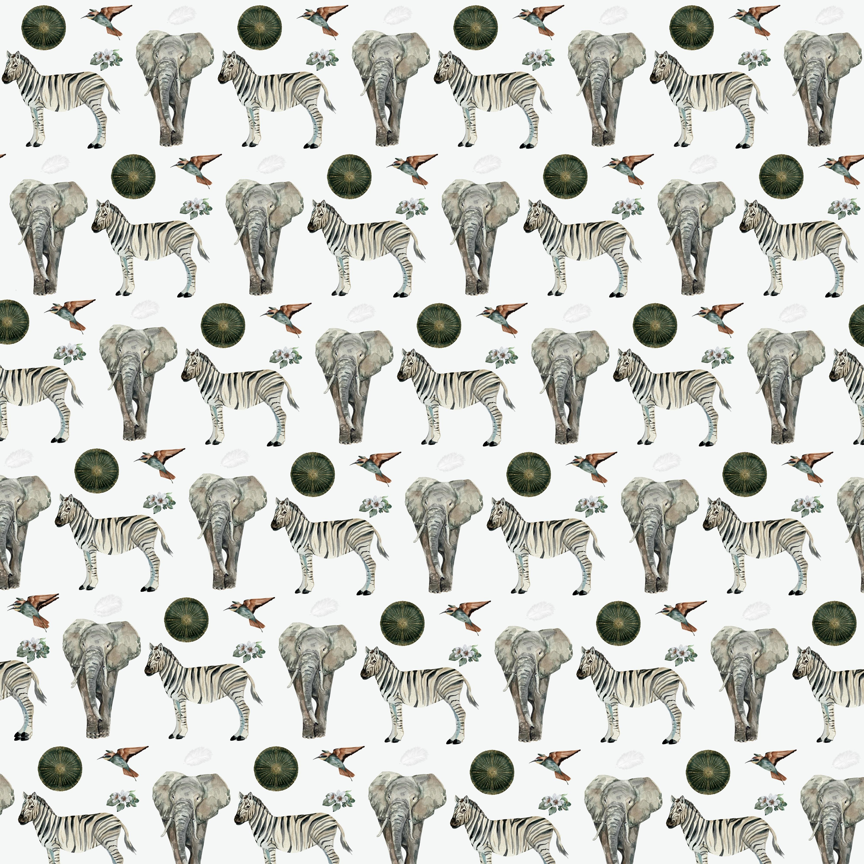 African Safari Digital Paper Safari Animals Scrapbook Paper - Etsy