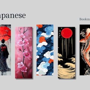 Japanese Bookmarks - Japanese-style - Downloadable Bookmarks - Bookmark ...