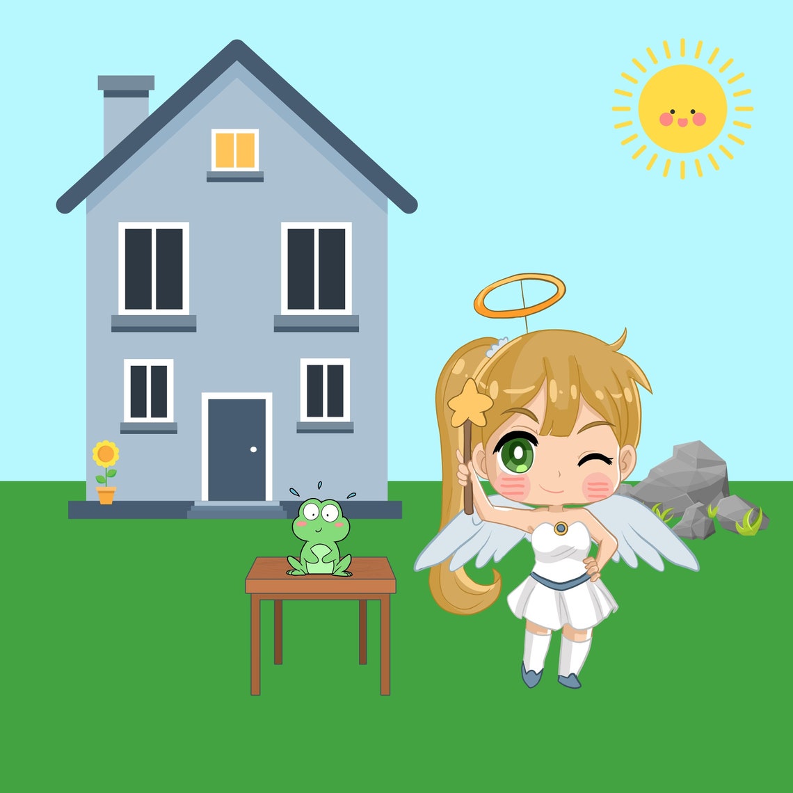 Kawaii Digital Paper Cute Scrapbooking Paper Digital - Etsy