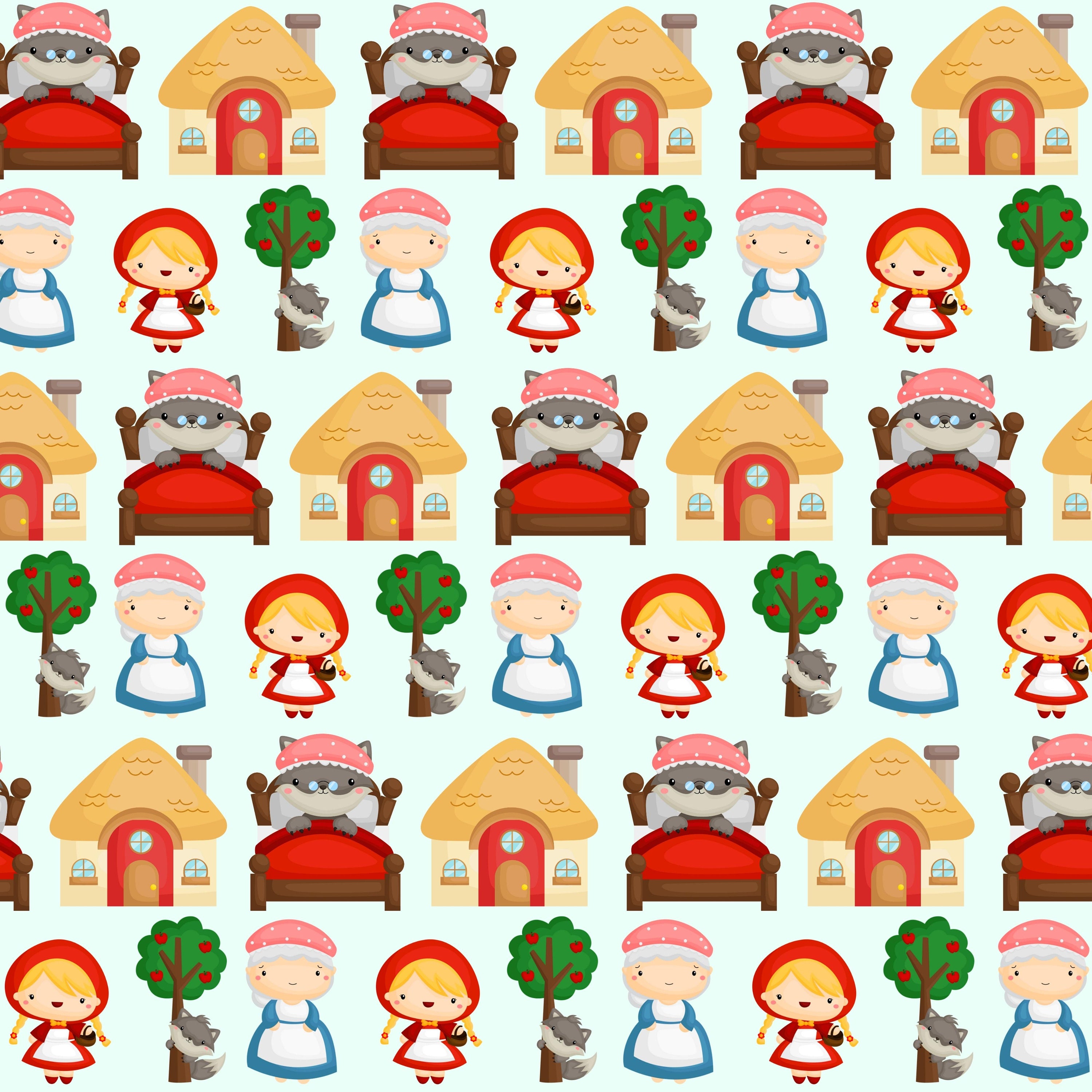 Storybook Digital Paper Fairy Tale Craft Paper - Etsy