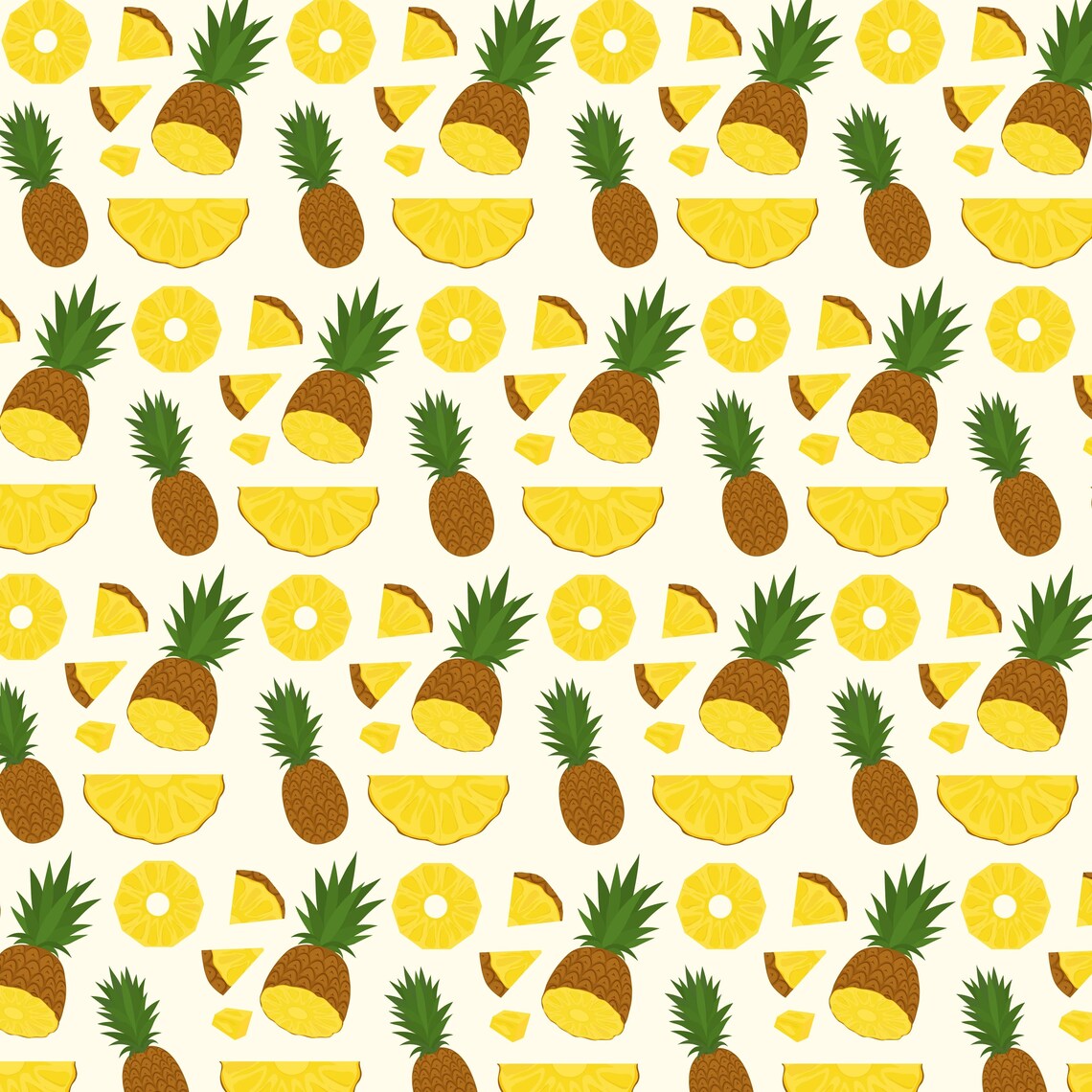 Pineapple Digital Paper Pineapple Scrapbook Paper, Craft Paper, Digital ...
