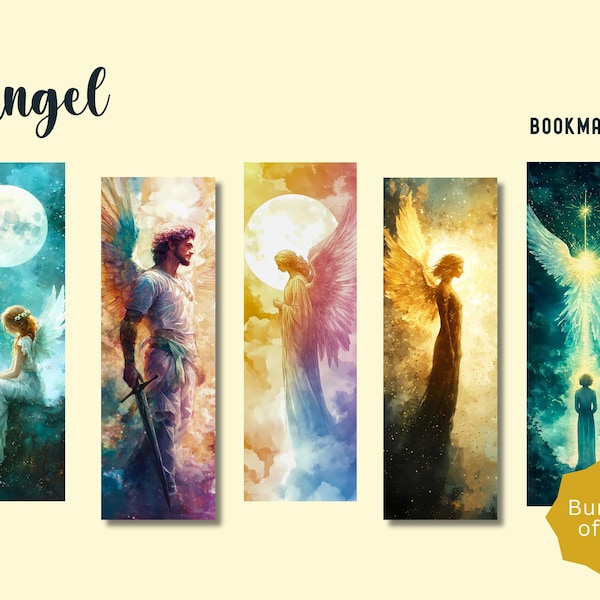 Angel Bookmark - Etsy
