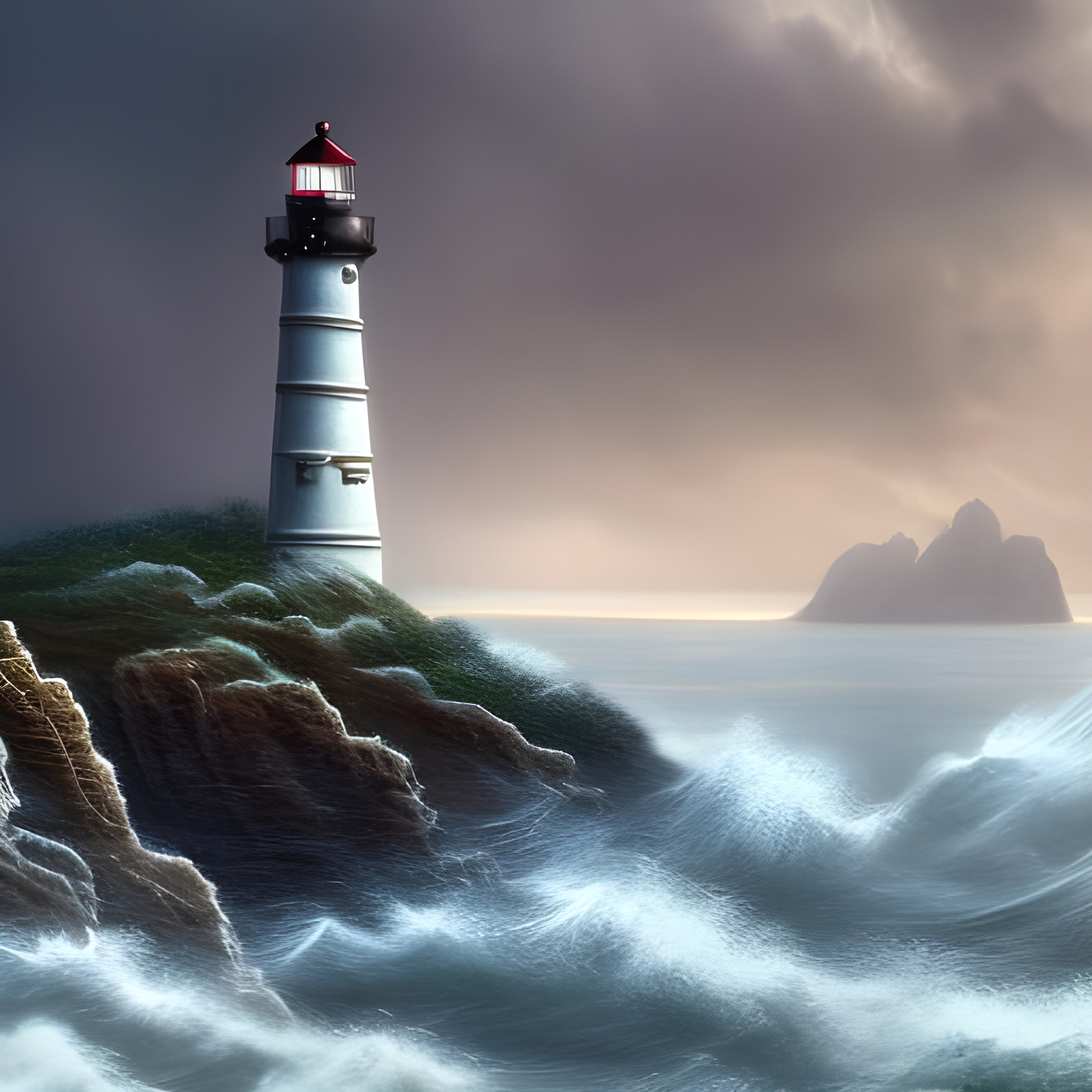 Lighthouse Digital Paper Digital Print Wall Art Poster - Etsy