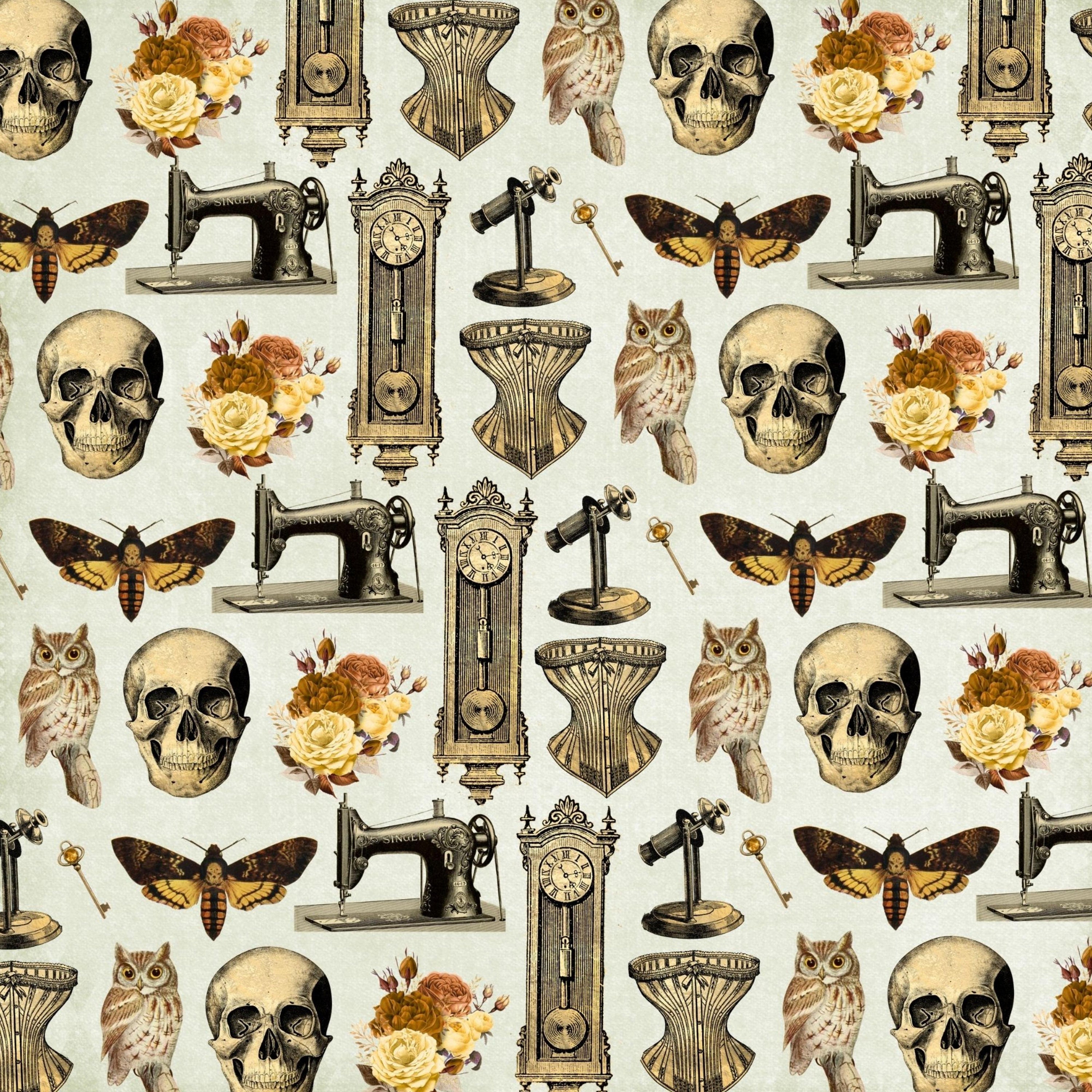 Steampunk Digital Paper Steampunk Scrapbooking Paper for - Etsy