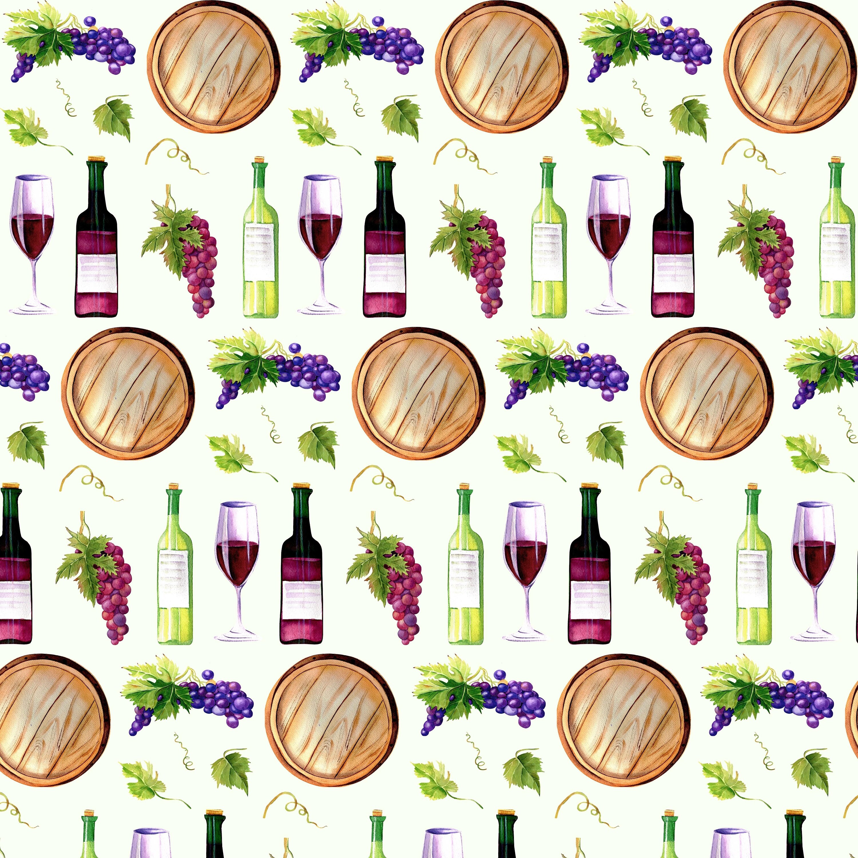 Wine Lovers Digital Paper Wine Scrapbook Paper, Craft Paper, Junk ...